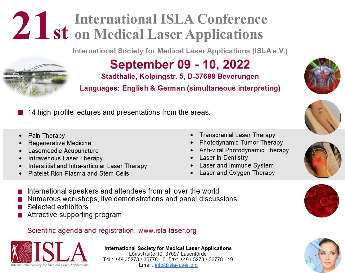 ISLA – English | International Society for Medical Laser Applications